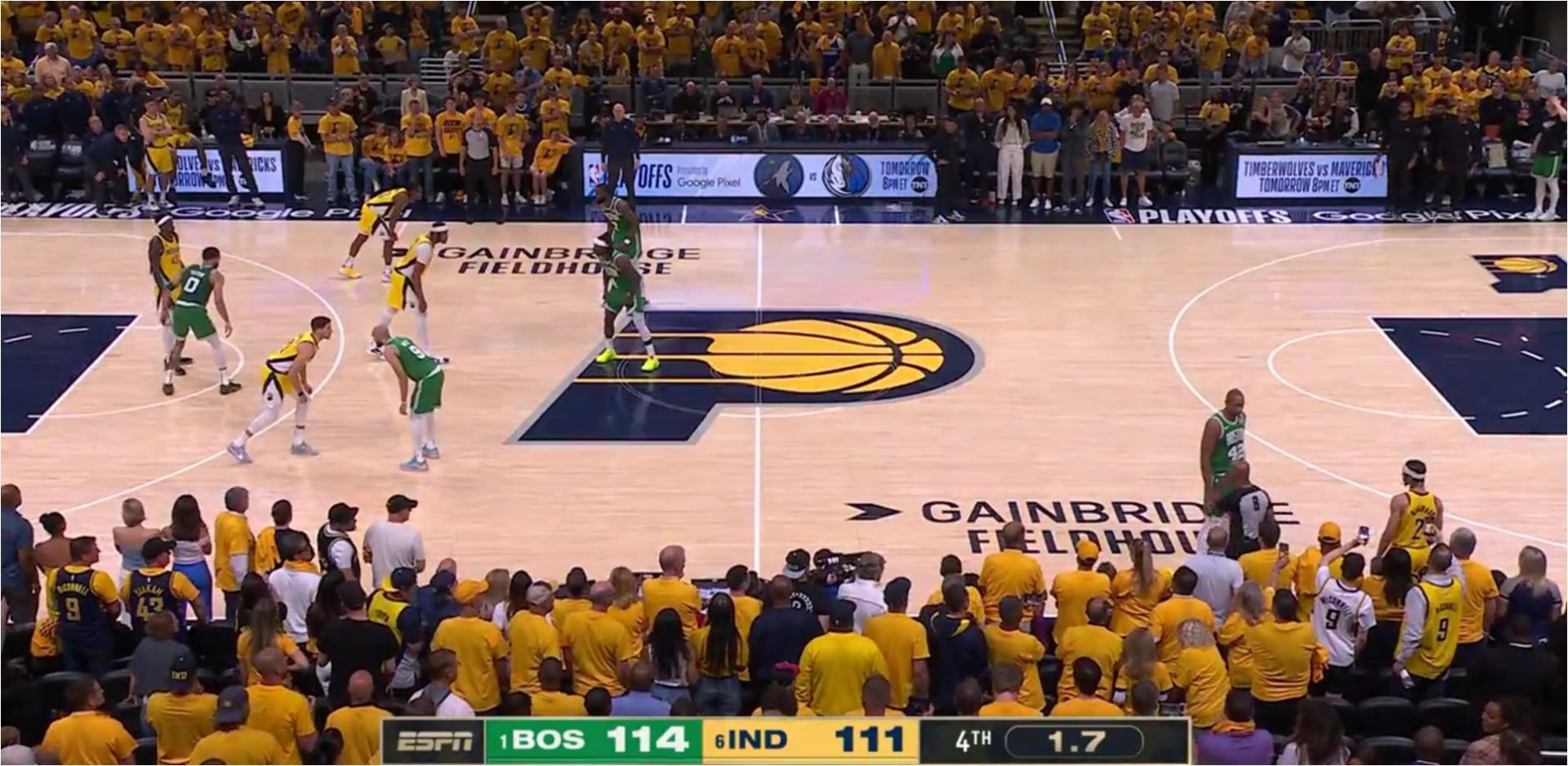 NBA fans compare Pacers' OOB play to end game 3 to infamous 4 verts ...