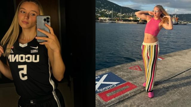 IN PHOTOS: UConn star Paige Bueckers shows off pink outfit as she ...