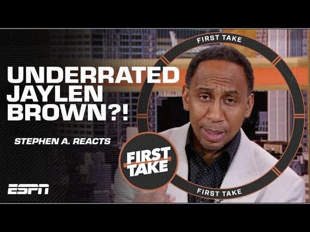 "First off, that's not happening" - Stephen A Smith refuses to backtrack on Jaylen Brown take ...