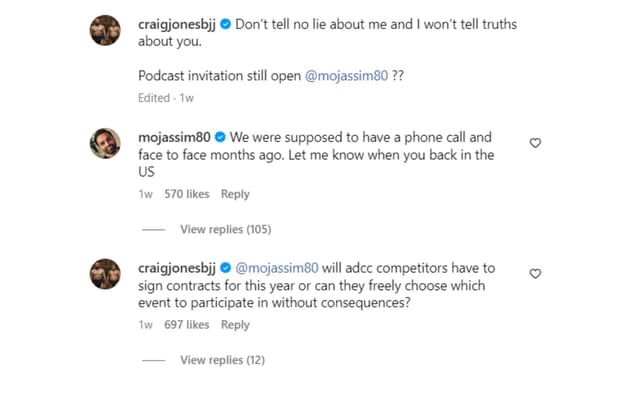 Craig Jones officially announces $1 million grappling invitational set ...