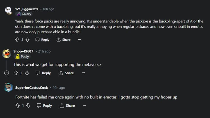 "I'm getting tired of them forcing these bundles": Fortnite community ...