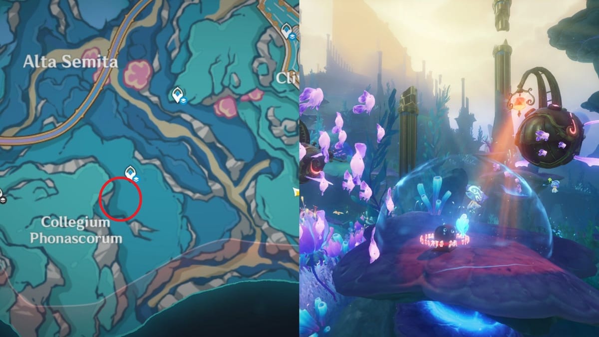 Genshin Impact Sea of Bygone Eras (east) Hydroculus locations