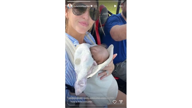 "Taking baby girl around her farm" - Walker Buehler's wife McKenzie ...