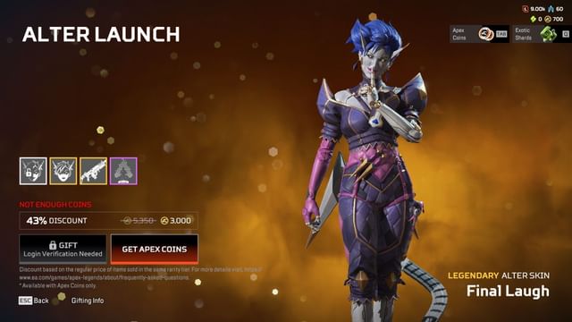 5 best Alter skins in Apex Legends