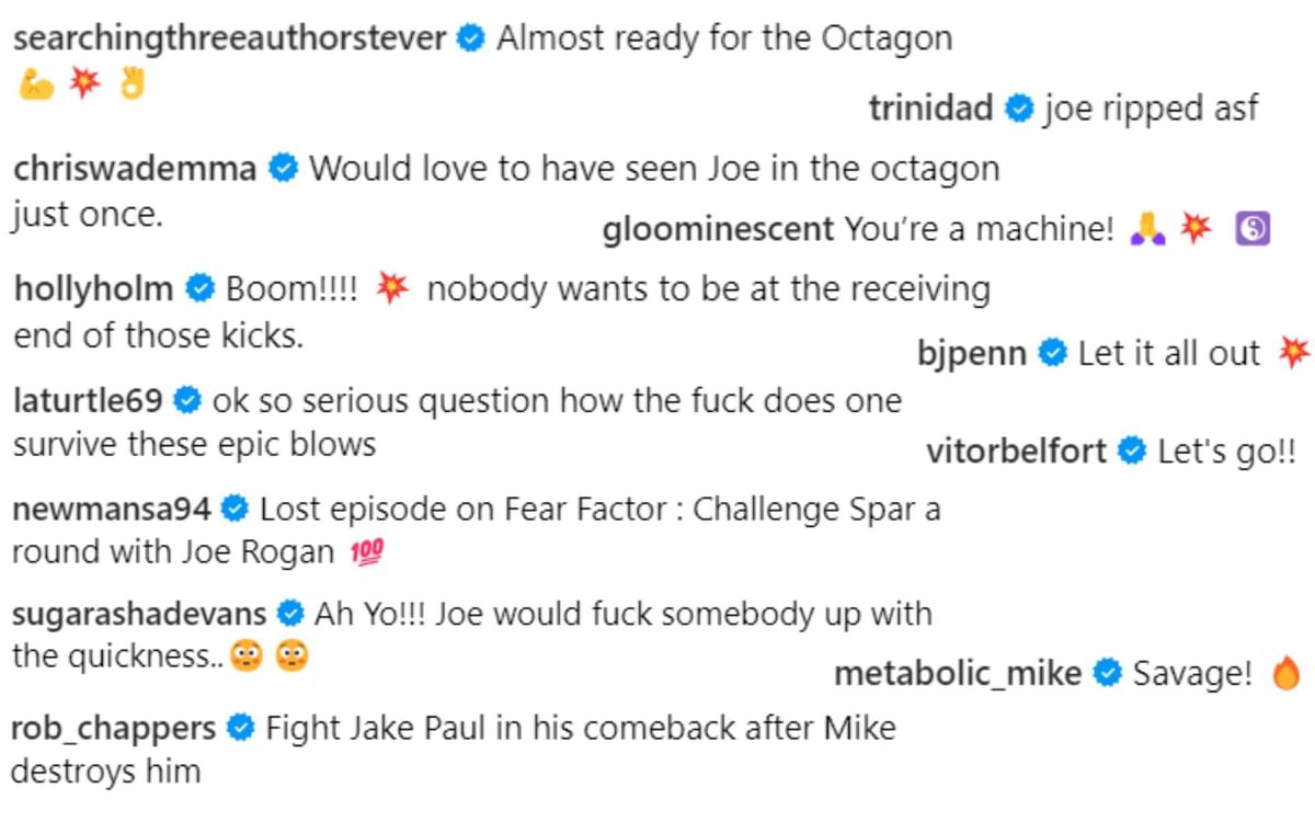"Almost ready for the Octagon" - Fans and fighters react as a "ripped ...