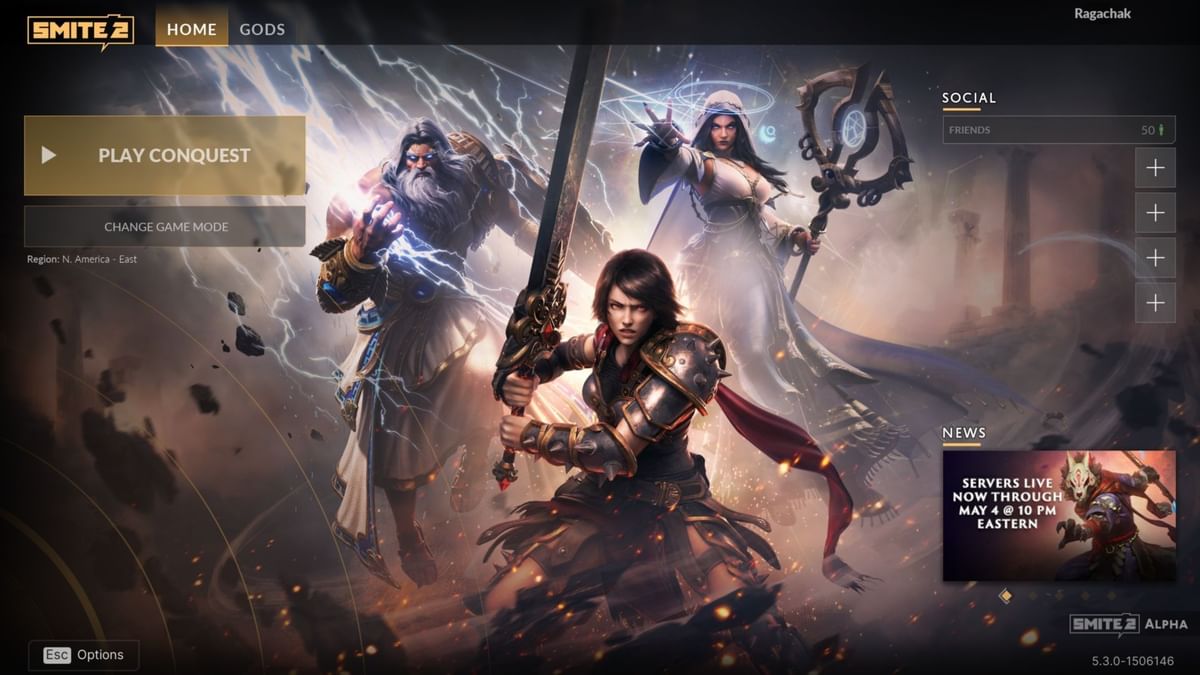 How to play SMITE 2 Alpha Test Weekend