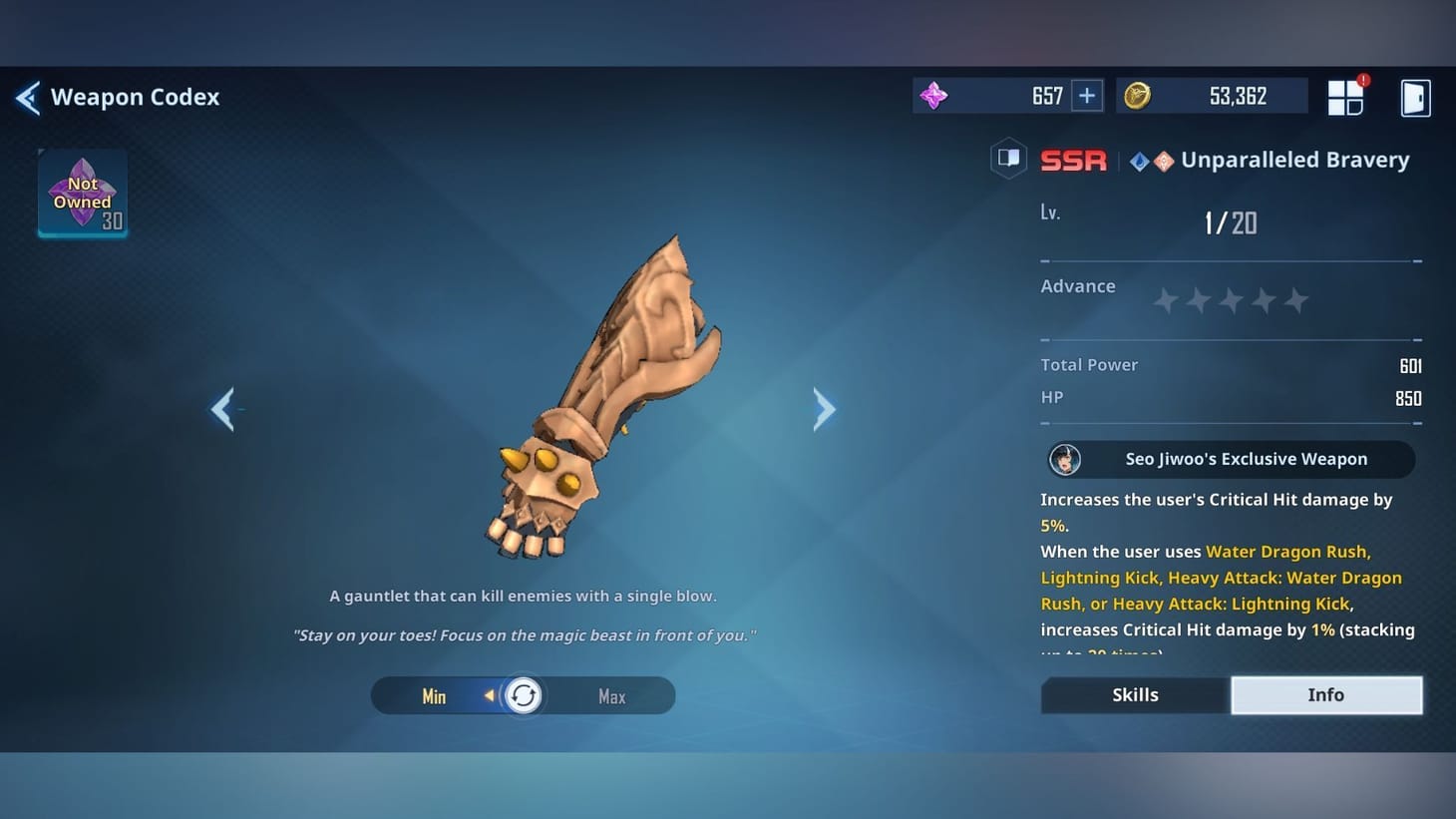 Solo Leveling Arise Seo Jiwoo build guide: Best artifacts, weapons, and ...