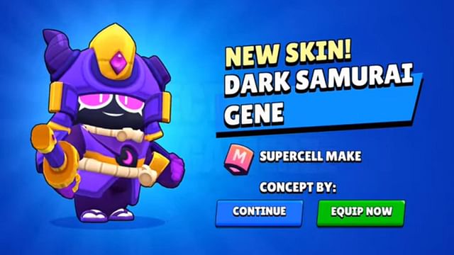 Brawl Stars Dark Samurai Gene Skin Cost Design And More