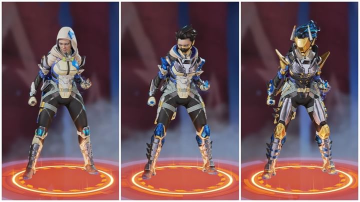 All Wraith skins in Apex Legends