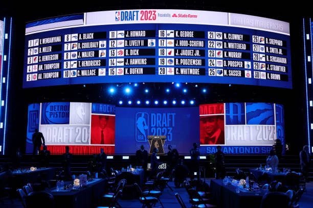 What is the Number of rounds in the NBA Draft?