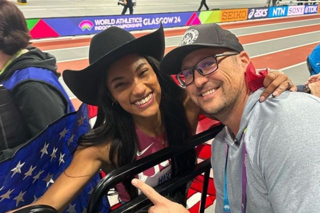 Who Is Tara Davis Woodhall’s Coach? Meet Travis Geopfert