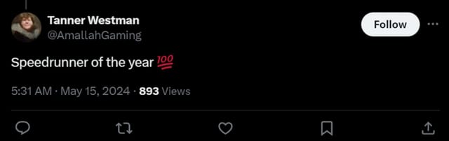 “Speedrunner of the year” - Fans react as QTCinderella reveals holding ...