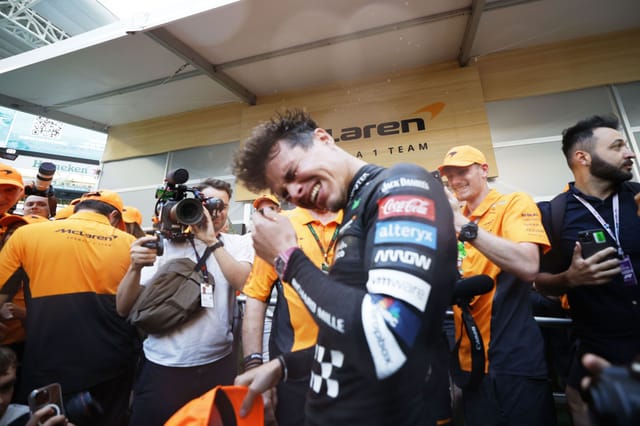 WATCH: Lando Norris hits the club to celebrate his first-ever F1 win at ...