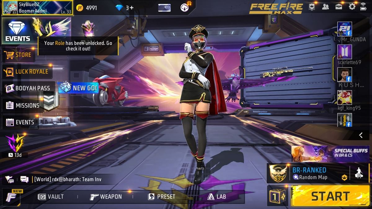 Free Fire Paradox event: Grenade - Paradoxical Impact, Little Paradox ...