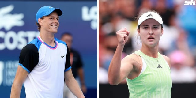 Hours after confirming new relationship, Jannik Sinner cheers on ...