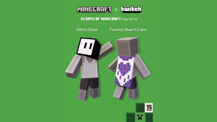 Minecraft fans can claim limited-time TikTok and Twitch capes during ...