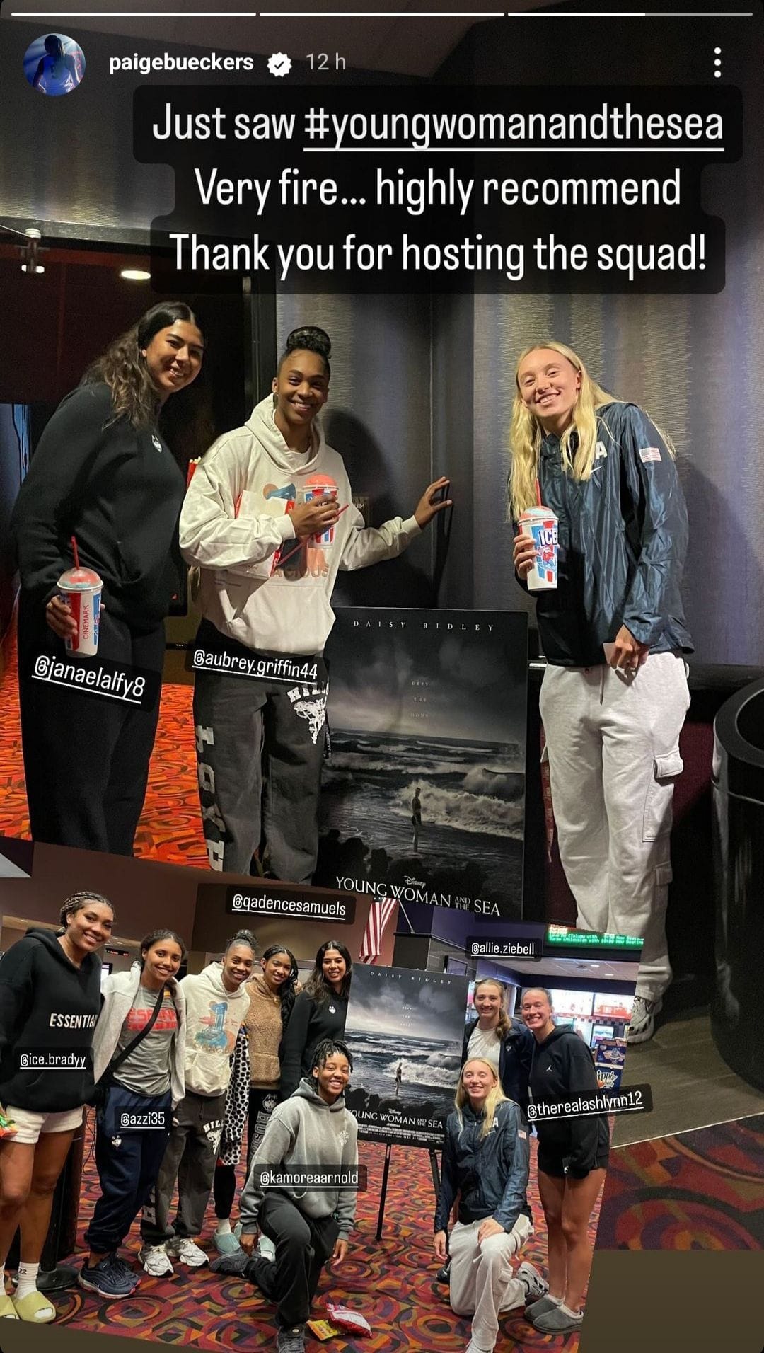 In Photos: Paige Bueckers shares snaps with UConn teammates as they ...