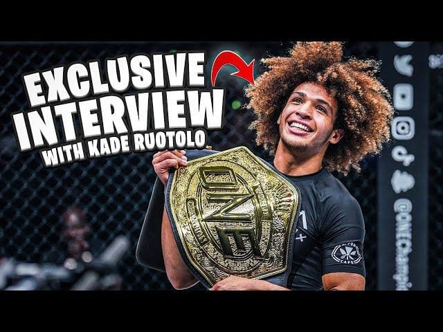 ONE 167: “My technique feels sharp” – MMA debutant Kade Ruotolo working extremely hard for his ...