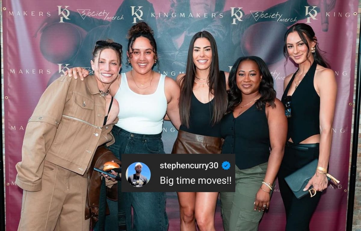 Cigar connoisseur Steph Curry drops 3-word message to hype Kelsey Plum ...