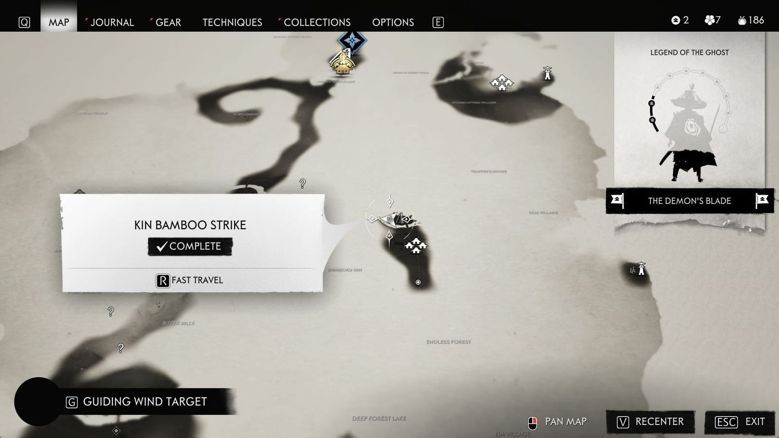 All bamboo strike locations in Ghost of Tsushima