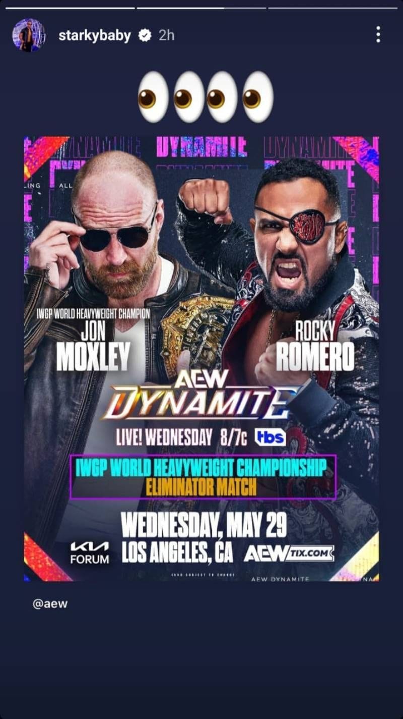 Ricky Starks has an interesting reaction to upcoming Jon Moxley match ...