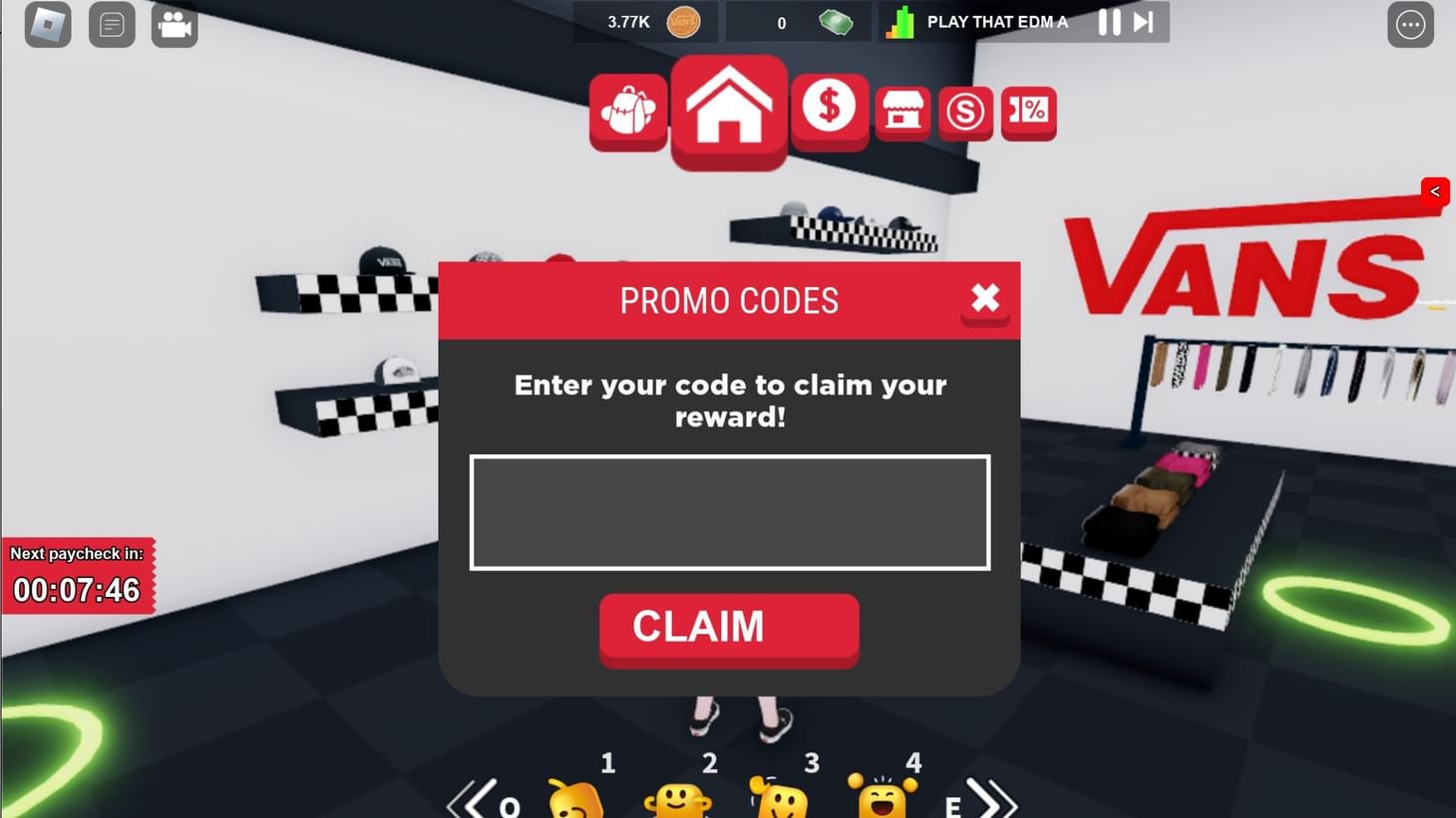 Roblox Vans World Codes