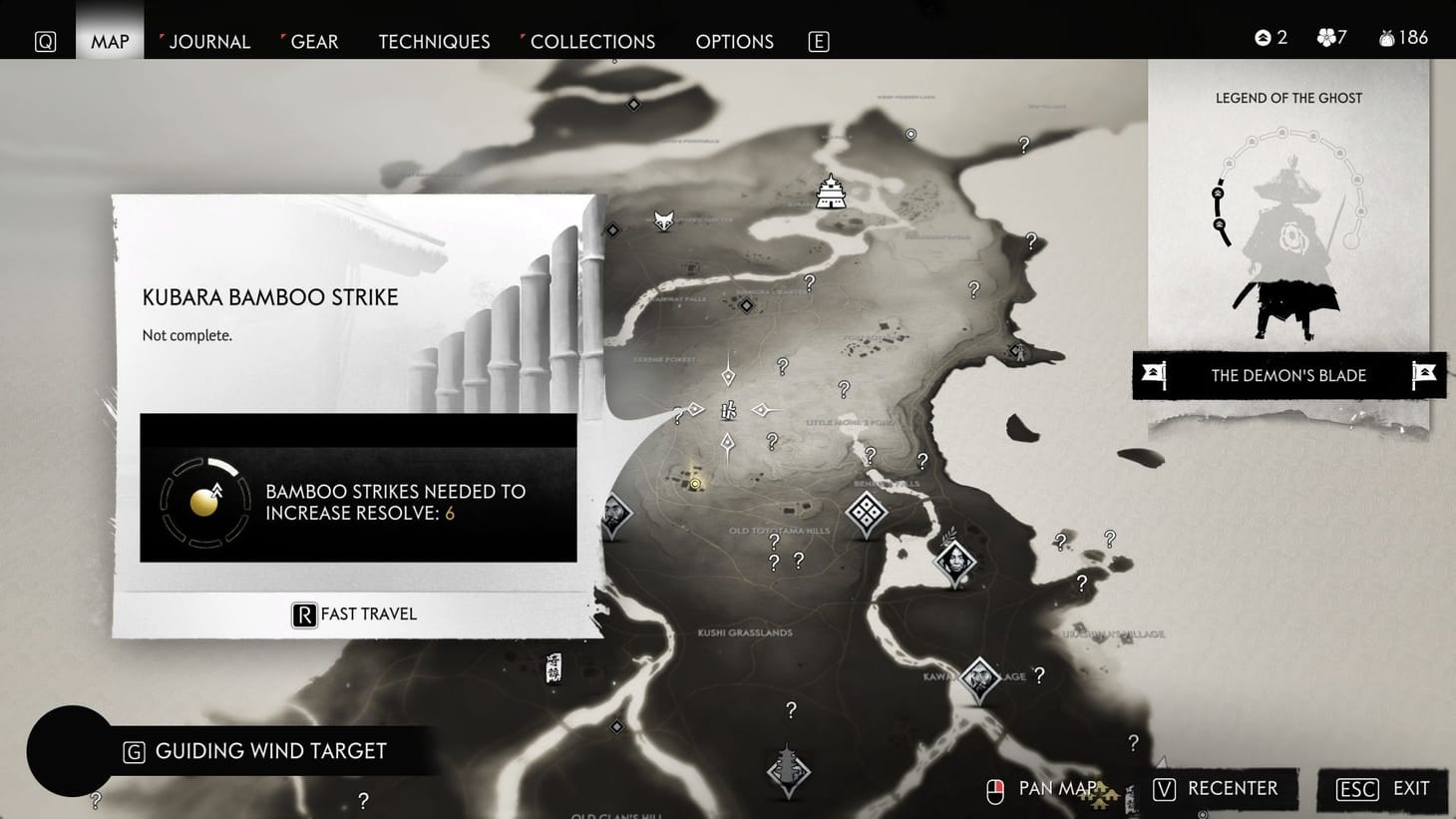 All bamboo strike locations in Ghost of Tsushima