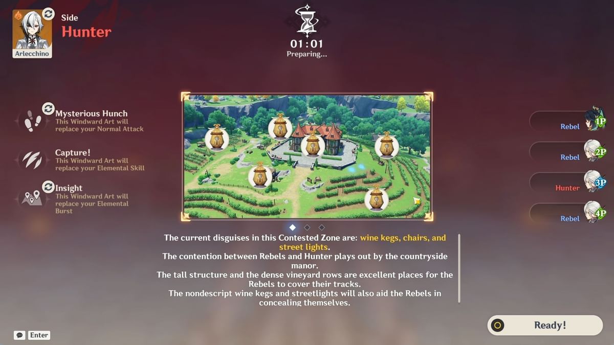 Genshin Impact 4.6 Windtrace event guide for Hunter and Rebel