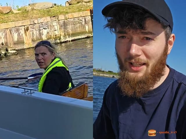 Twitch streamer Dafran nearly hits strangers kayaking with his boat ...