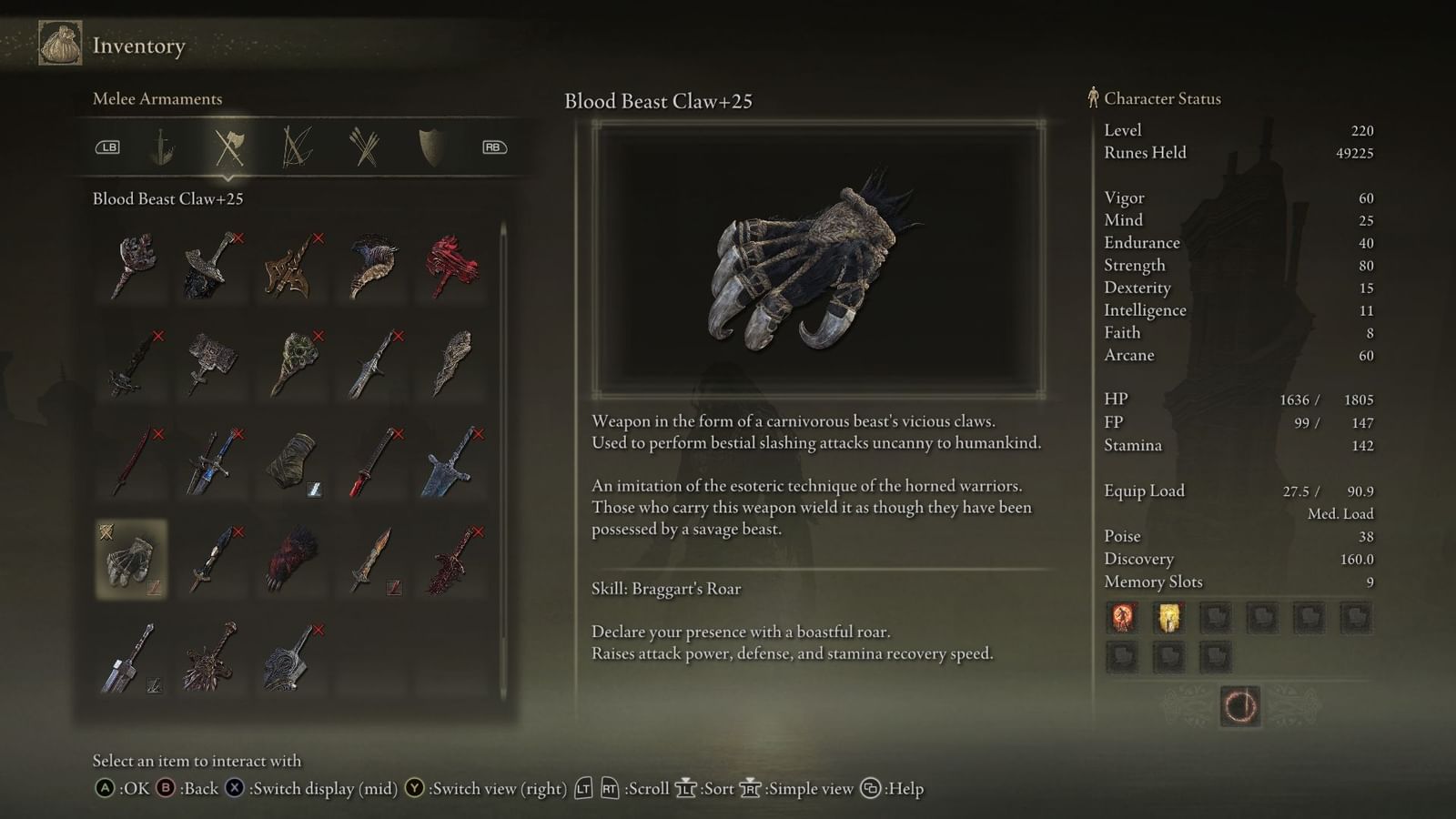 Best Beast Claw build in Elden Ring Shadow of the Erdtree