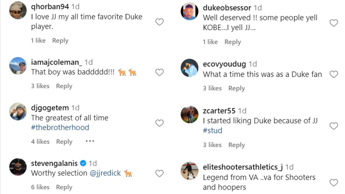 "Worthy selection" "What a time it was" — Duke basketball fans react to ...
