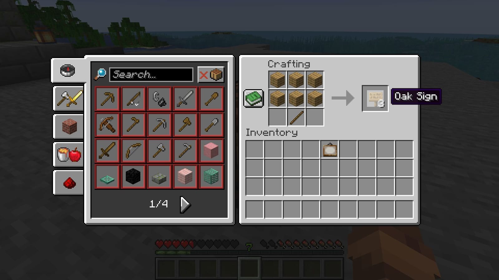 How to make a secret door using paintings in Minecraft