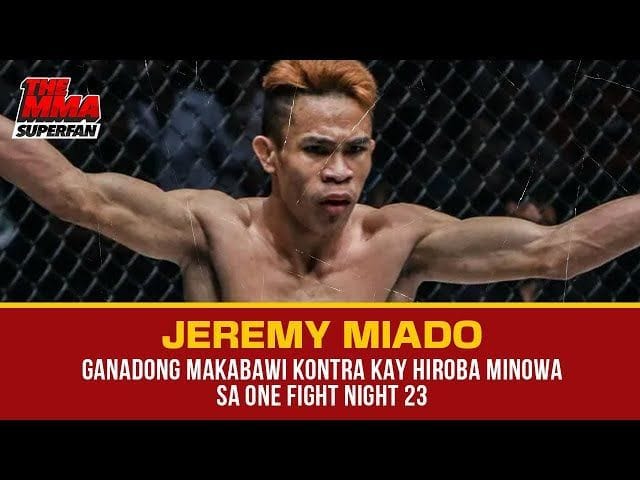 ONE Fight Night 23: Jeremy Miado aims to break into the strawweight top five with a win over ...