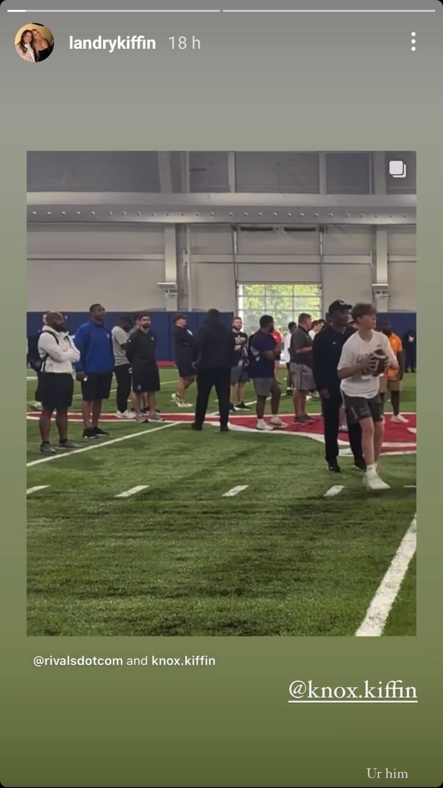 "Ur him": Ole Miss HC Lane Kiffin's daughter Landry hails younger ...