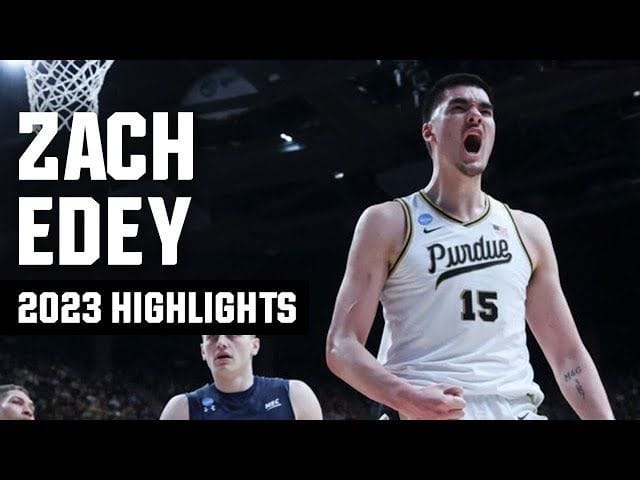 Zach Edey 2024 NBA Draft: Player comparison & projected draft pick for ...