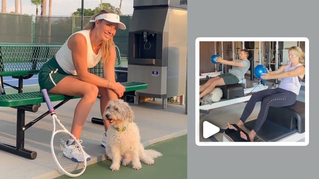 WATCH: Danielle Collins' dog adorably interrupts her and boyfriend ...