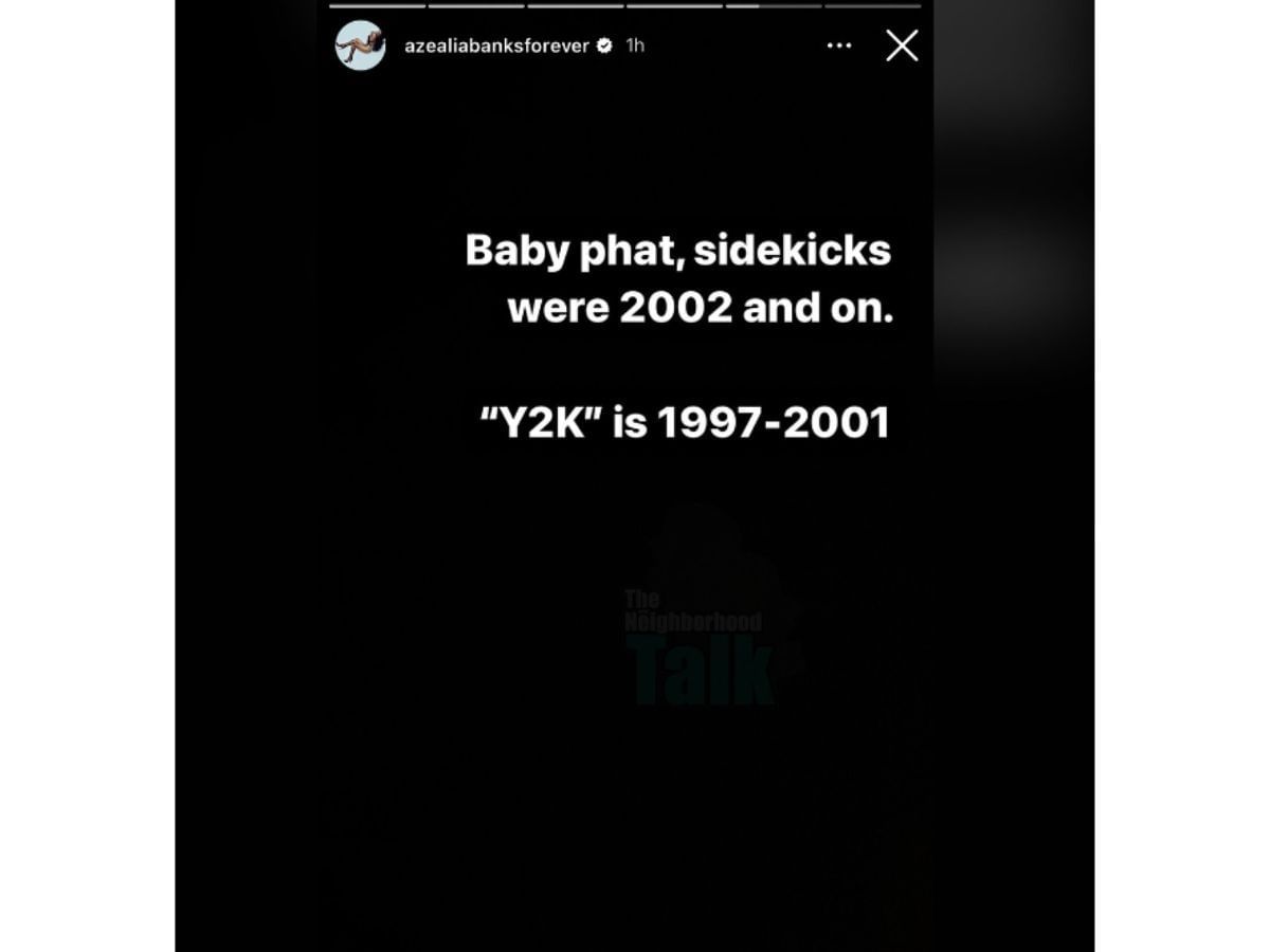 "Re do this" — Azealia Banks compares Ice Spice's revamped Y2K album ...