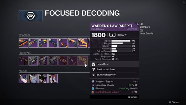 Shadow Price god roll guide for Destiny 2 The Final Shape PvE and PvP