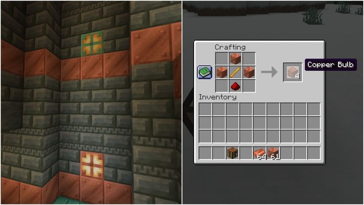How to make and use copper bulb in Minecraft 1.21