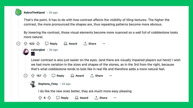 "Wait, cobblestone changed more than twice?": Minecraft community feels ...
