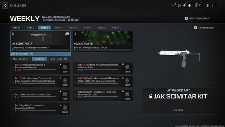 How to unlock JAK Scimitar Kit in Warzone and MW3