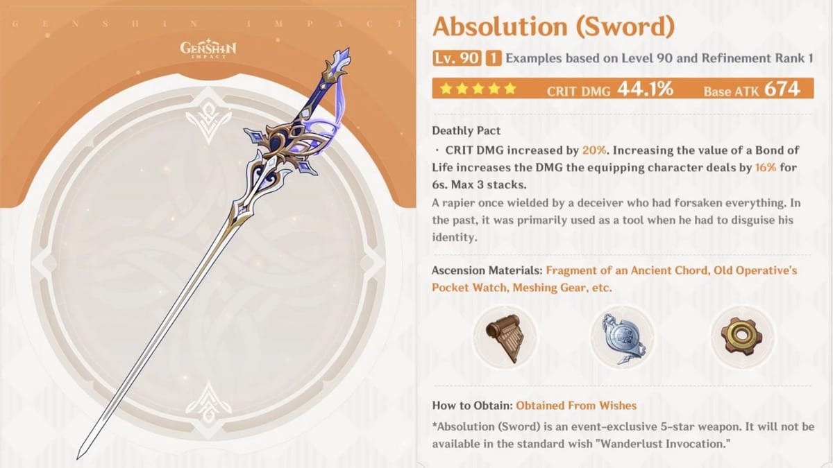 Genshin Impact Clorinde build guide: Artifacts, weapons, teammates, stats