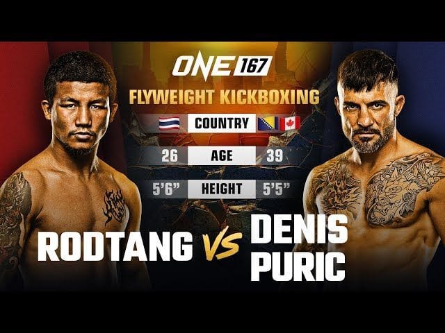 Rodtang ONE Championship: FREE FULL FIGHT: Rodtang, Denis Puric tear ...