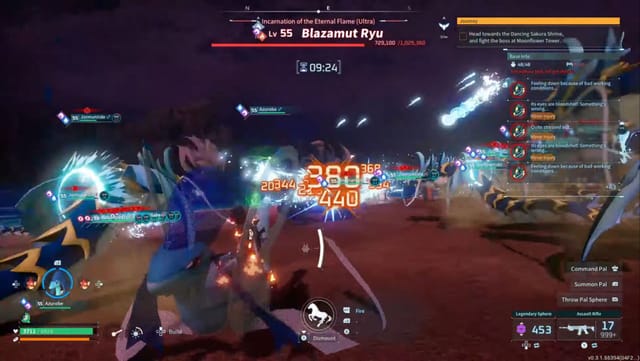 Is there Libero/Ultra variant for Blazamut Ryu in Palworld Raids?