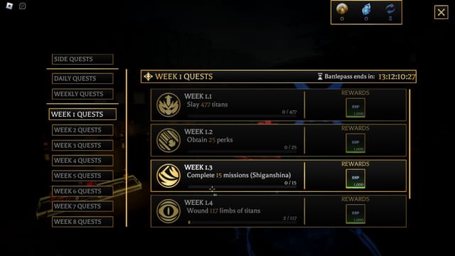 Attack on Titan Revolution: Quest Guide