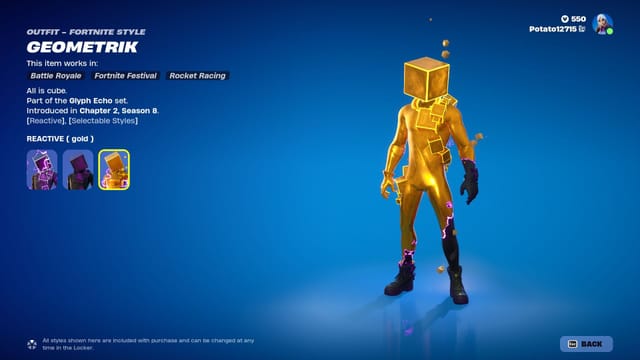 How to get Geometrik skin in Fortnite