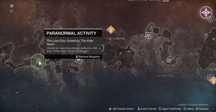 All Paranormal Activity locations guide in Destiny 2