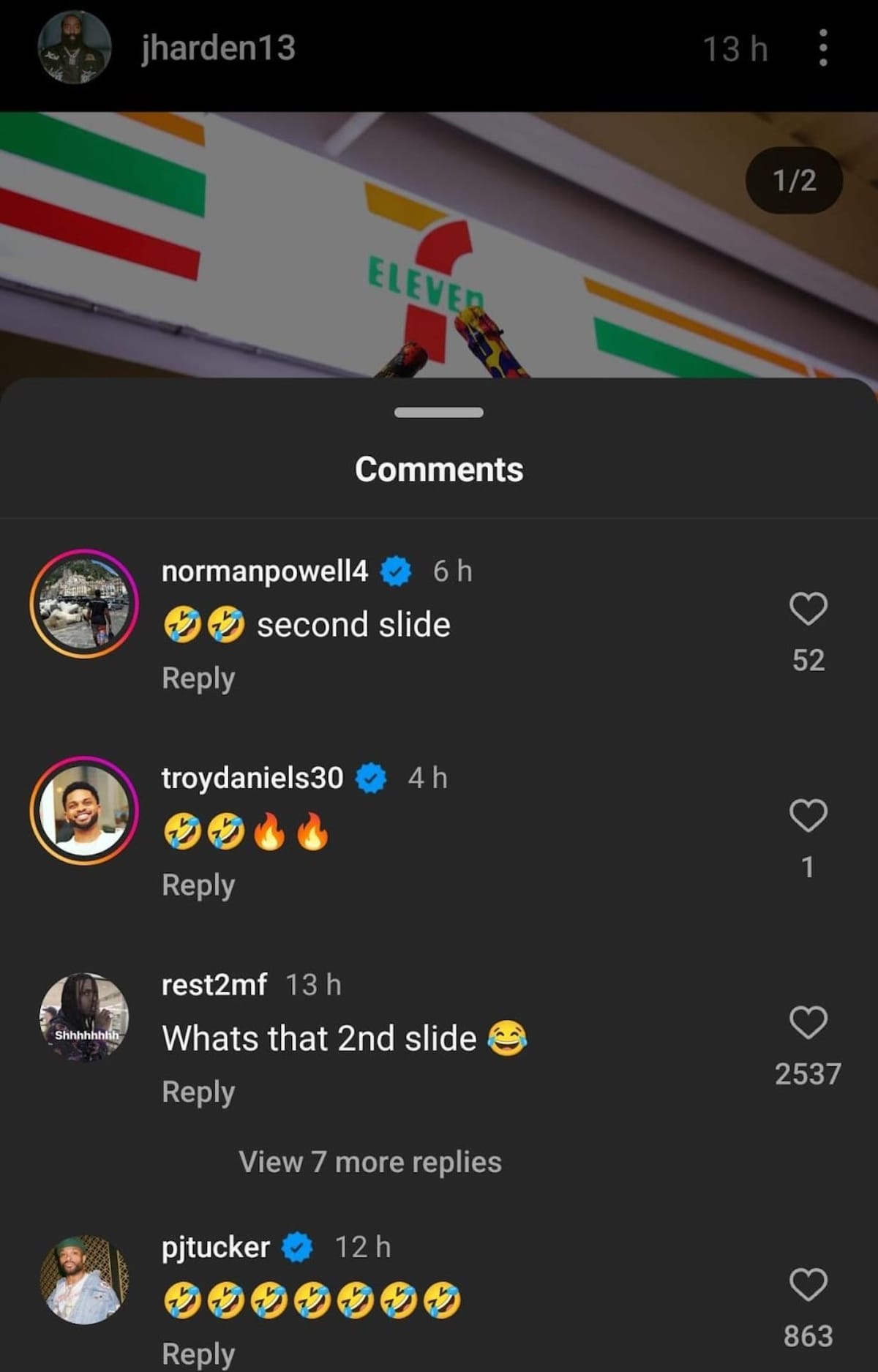 James Harden leaves teammates in stitches after using own viral meme to ...