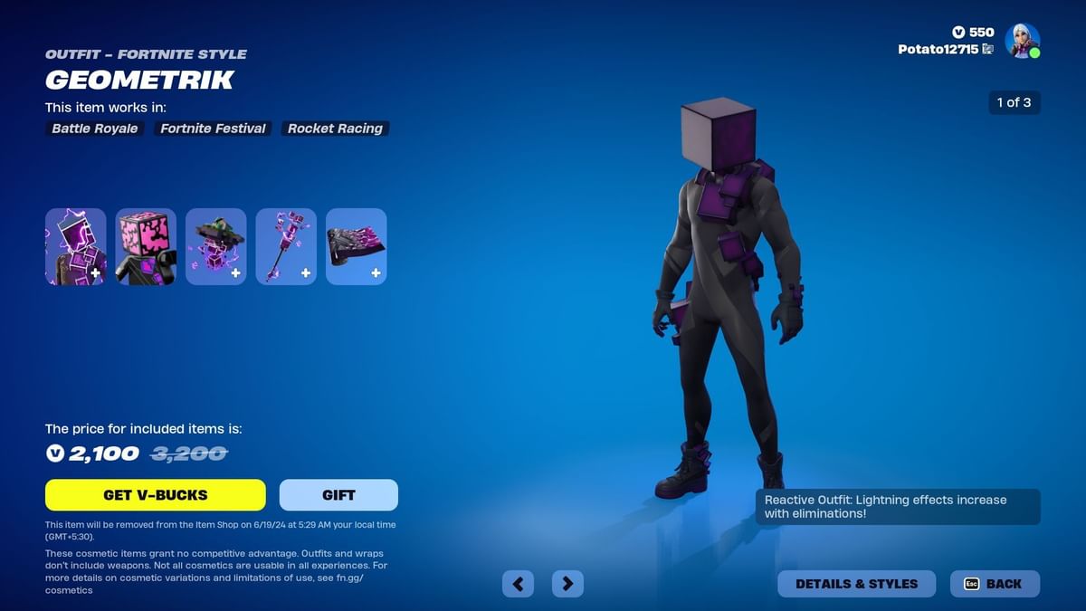 How to get Geometrik skin in Fortnite