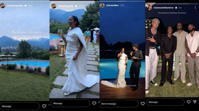 In Photos: Inside Rajon Rondo and Latoia Fitzgerald's star-studded Lake ...